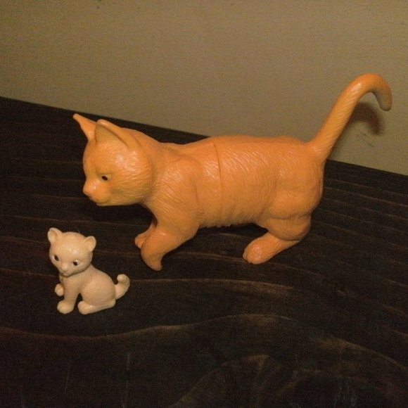 Barbie | Toys | Barbie Doll Size Pet Set Mom Mother Cat Baby Kitten ...